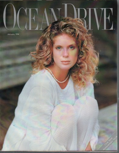 Ocean Drive January 1994 Judit Masco Marc Paula Kayne Fashion Mag ...