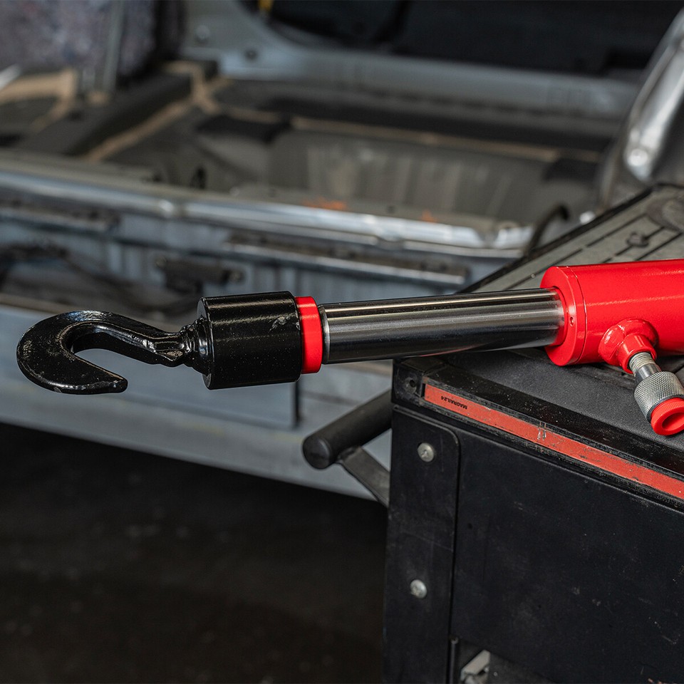 10 Ton Porta Power Hydraulic Pull Back Ram Frame Machine Puller Body ...