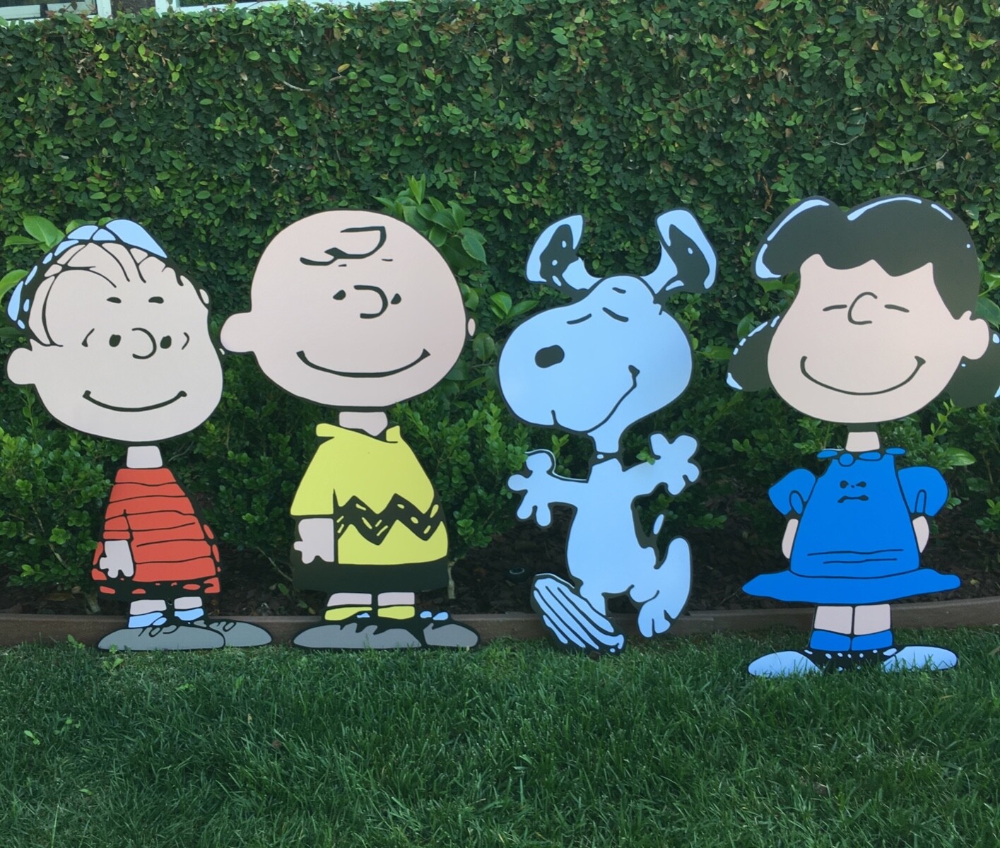 Charlie Brown Peanuts Gang Corrugate plastic props OUTDOOR USE | eBay