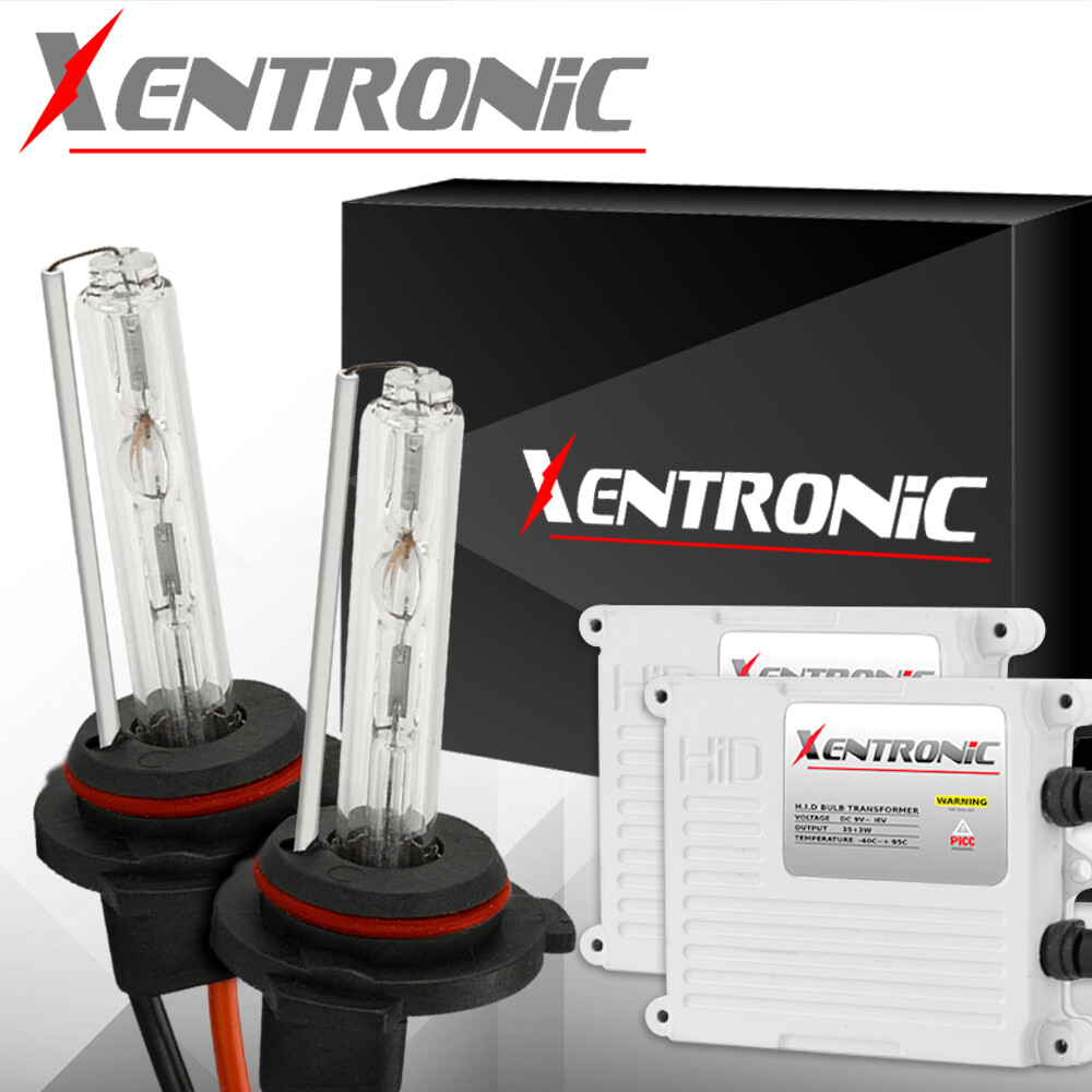 55W HID Xenon Headlight Conversion KIT Slim Ballast Replacement H3/H4 ...