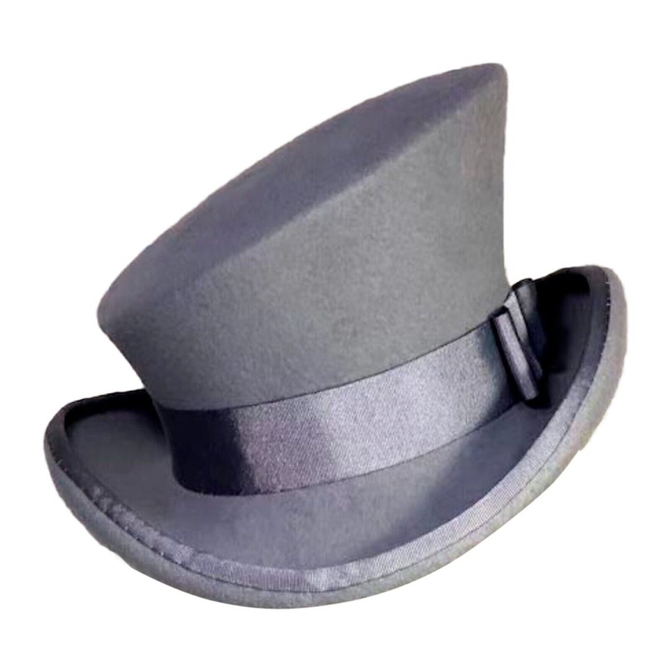 Asymmetric Top Hat Wool Hat Unisex Hat Steam Punk Hat Fashion Top Hat ...