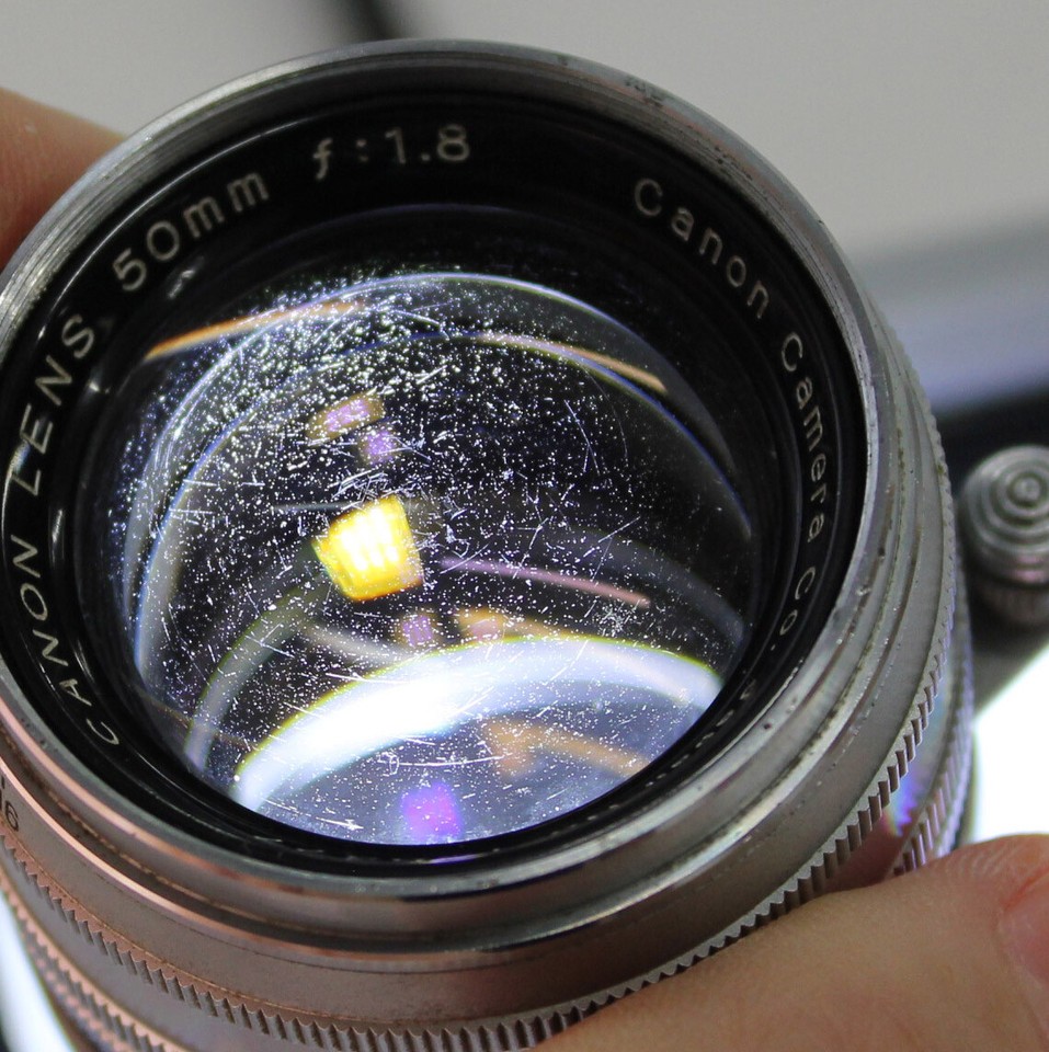 Canon Model II F EP Vintage 35mm Rangefinder Camera with 50mm F/1.8 ...