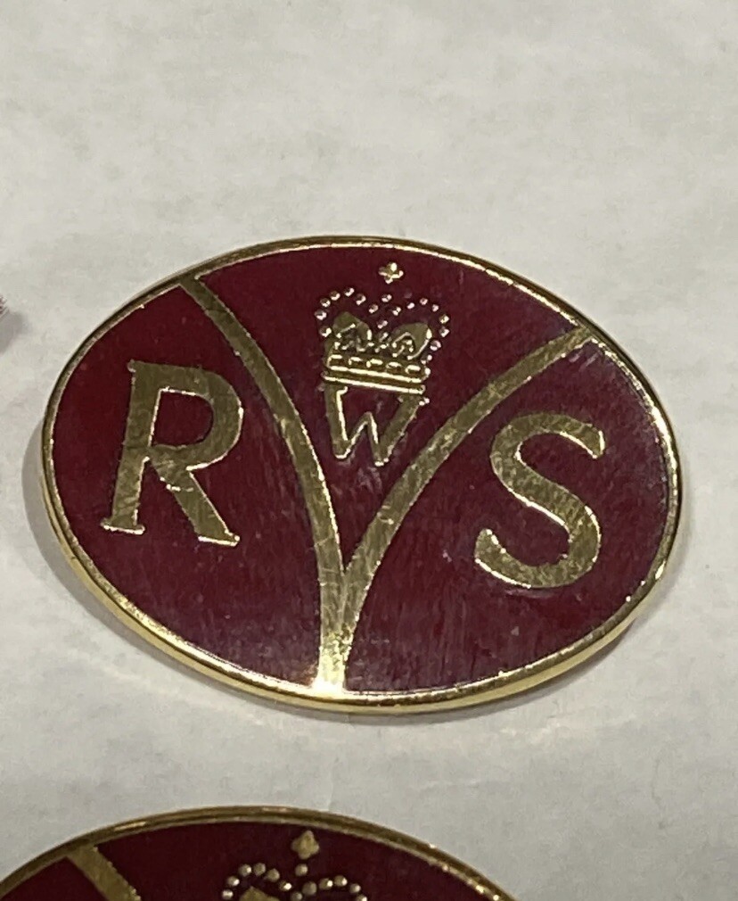 Early Post WW2 Queen Elizabeth WRVS Womens Royal Volunteers Enamel ...