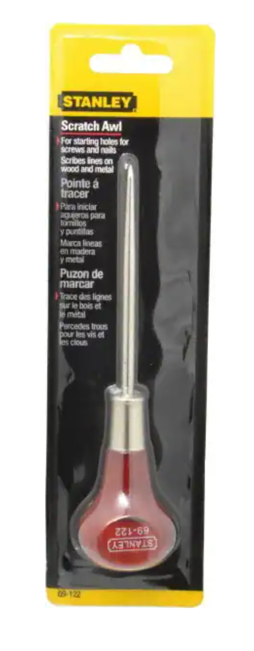 Stanley 69-122 6-1/16-Inch Wood Handle Scratch Awl | eBay