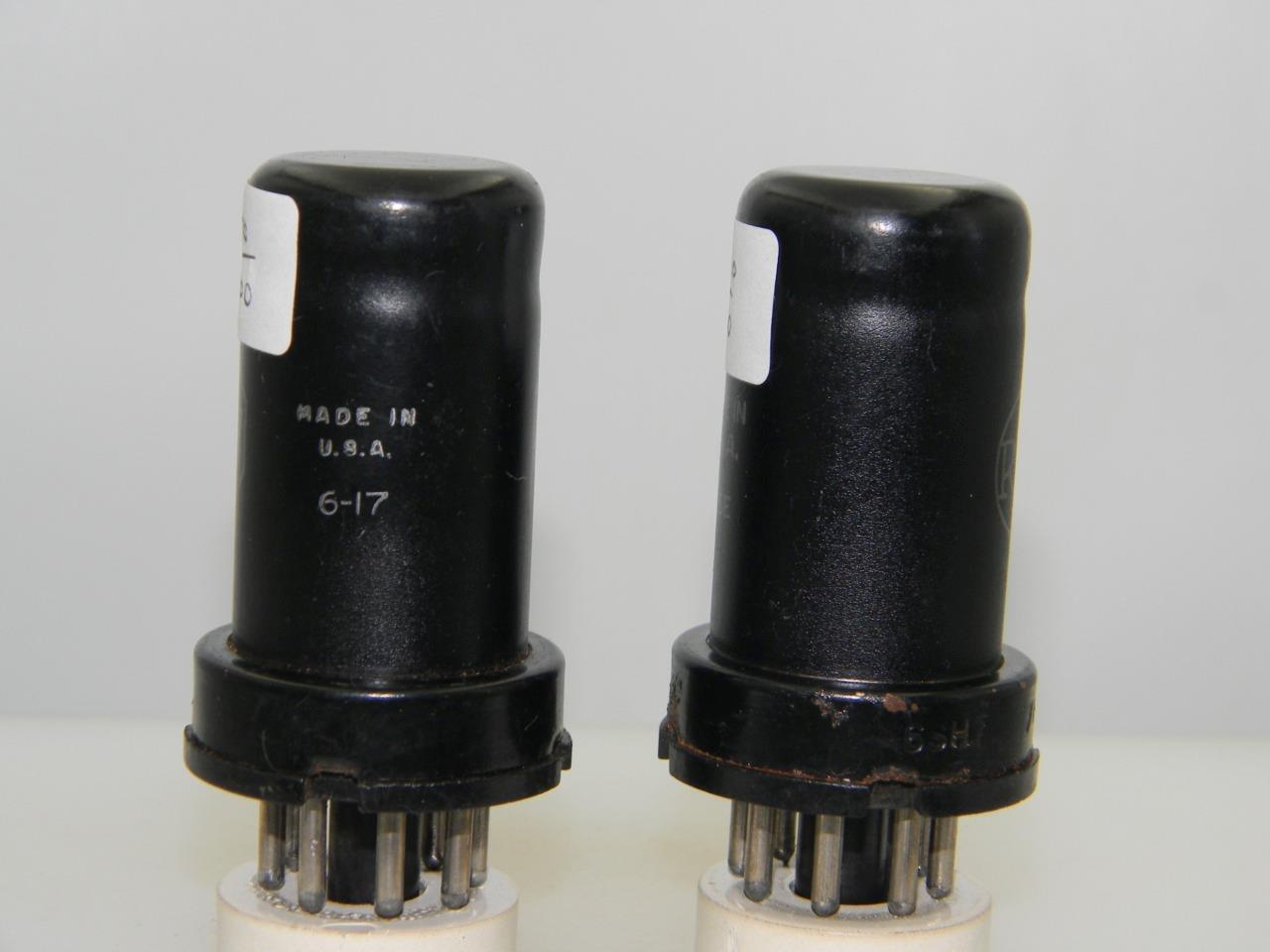 Pair RCA 6SH7 Test NOS 5250gm & 4300gm Metal Serious Tubes R403 | eBay