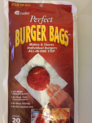Perfect Burger Bags - Freezer Storing Wrap for Hamburger Patties or ...