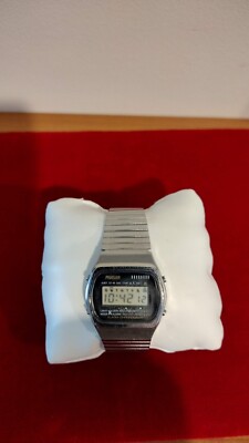 Vintage 34mm Sears PHASAR P-E1 Digital Alarm Chronograph Watch Seiko ...
