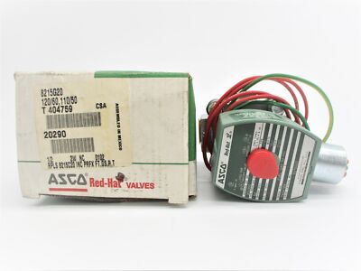ASCO 8215G20 110/120V 50PSI NSMP | eBay