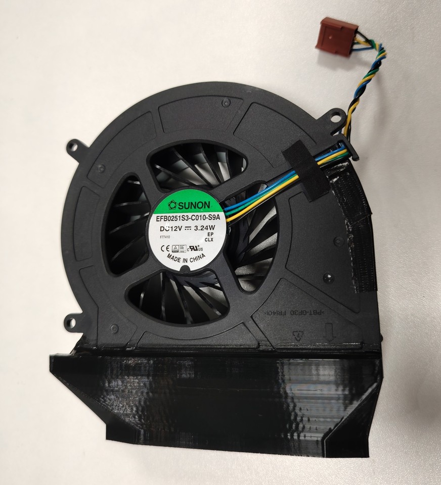 Cooling Turbine U-turn Fan for Nvidia Tesla V100 P100 P40 M40 K80 GPU ...
