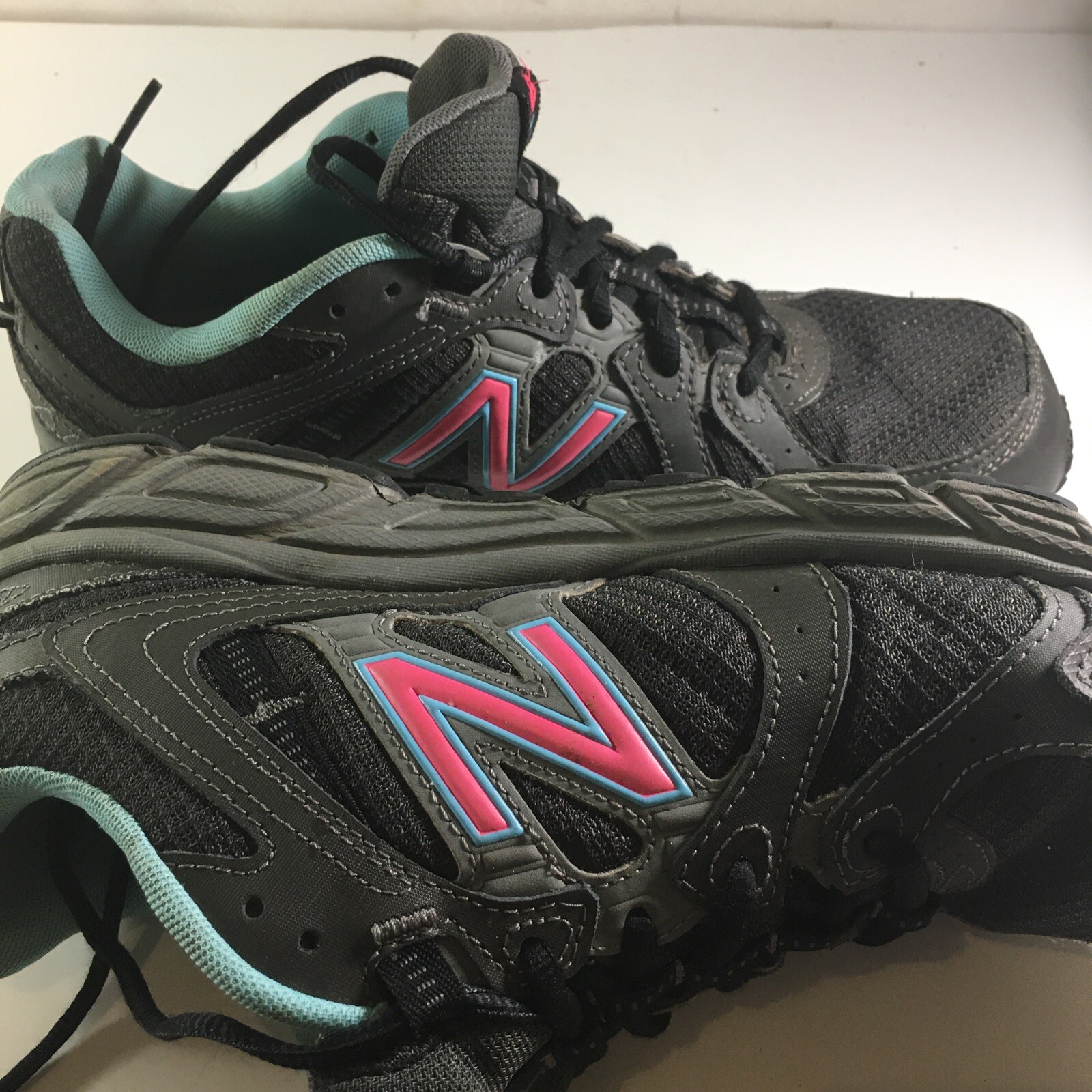 New Balance 431 WE431GB1 Athletic Running Walking Gray Blue Pink Women ...