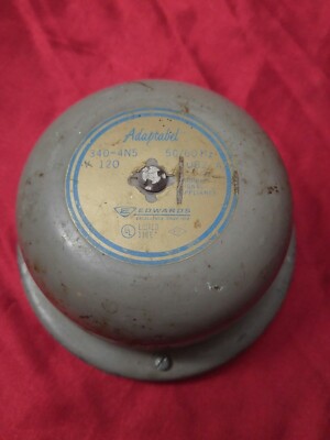 EDWARDS 340 4N5 ADAPTABEL 120 VAC, 4" Vibrating Bell | eBay