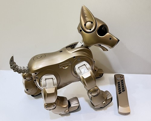i-Cybie RC GoldRobot Dog by Tiger/Hasbro 2001 With Remote *No Battery ...