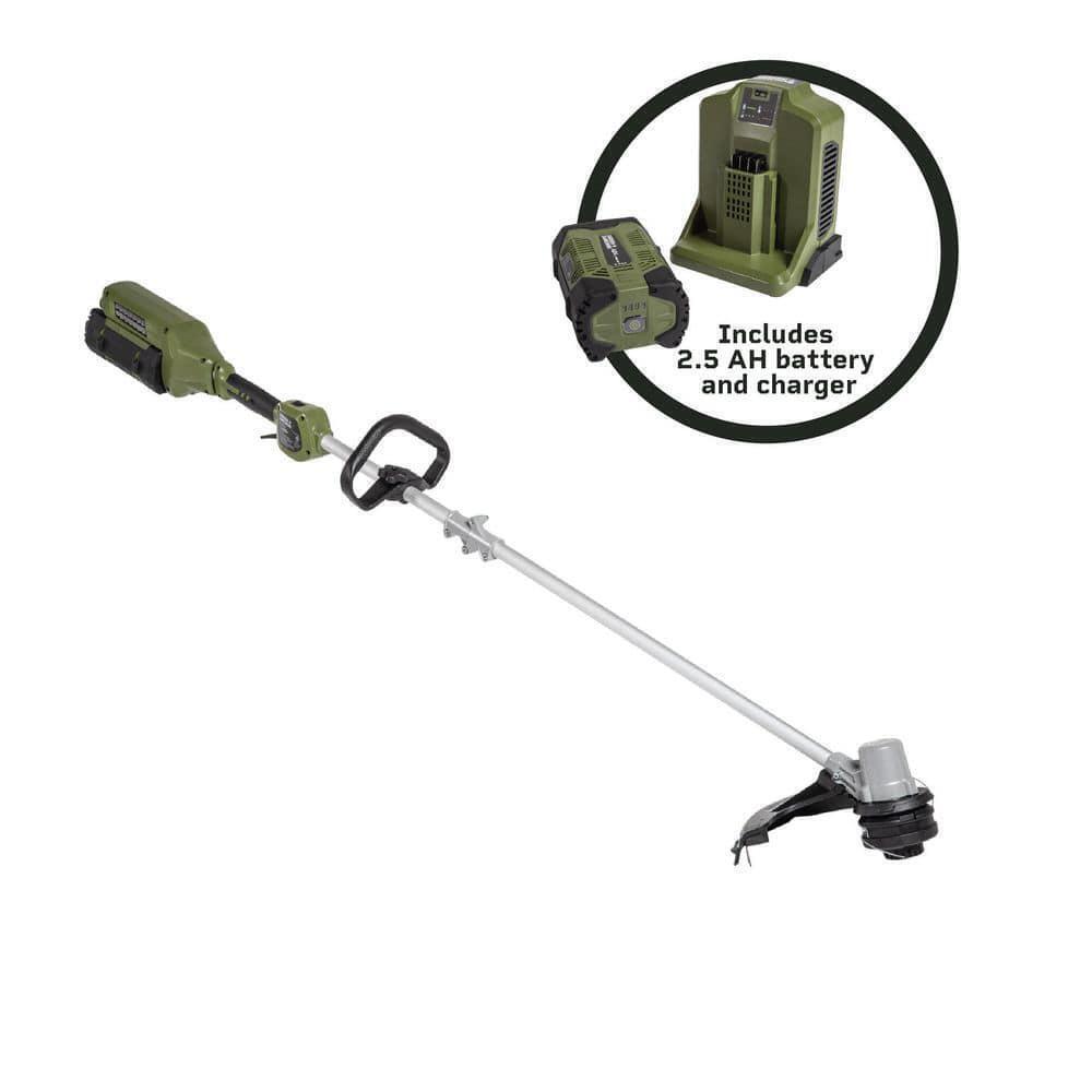 Green Machine 62V Cordless 16" String Trimmer Brushless - Green ...