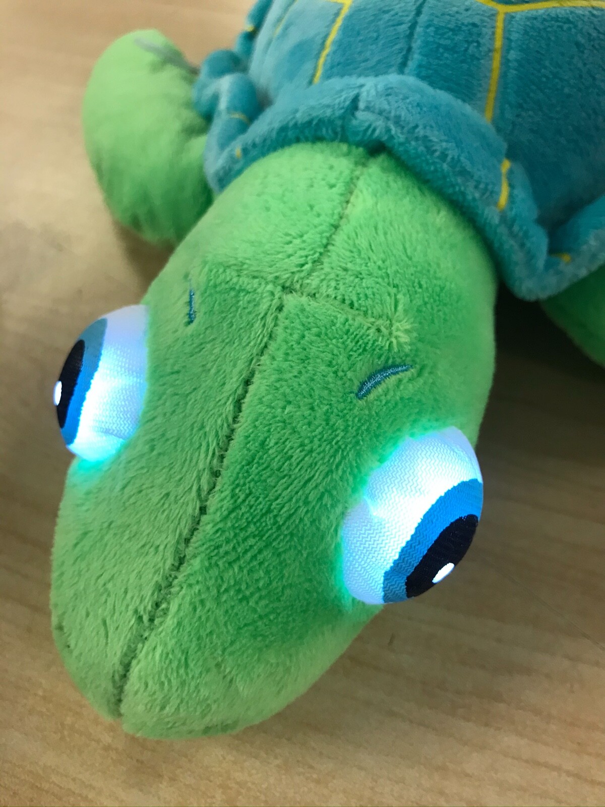 Set of (2) Turtle + Dolphin 14" NightBuddies Stuffed Animals w/ Lighted ...