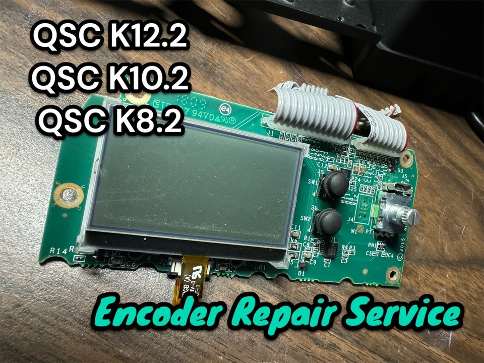 QSC K12.2 / K10.2 / K8.2 - Encoder Replacement Service! | eBay