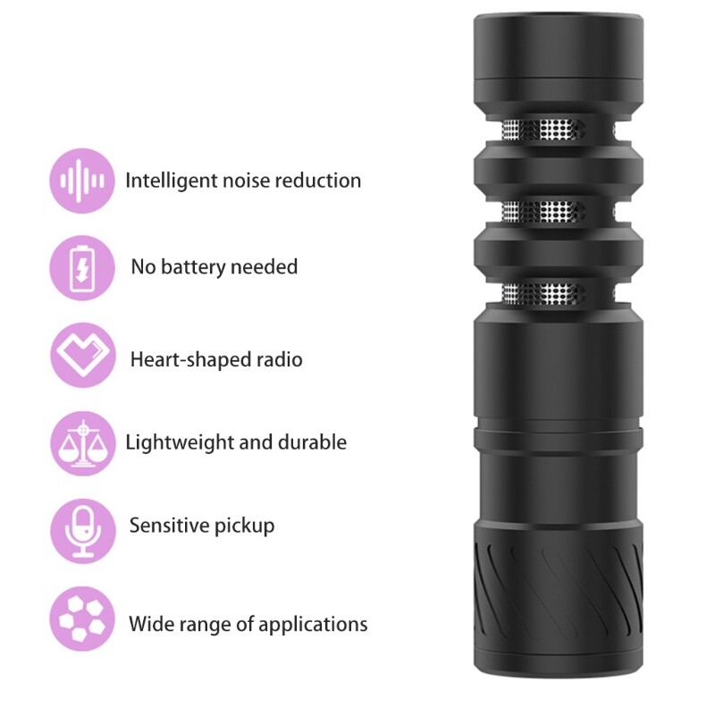 Condenser Handheld Microphone with Microphone Grip Handle Cardioid ...