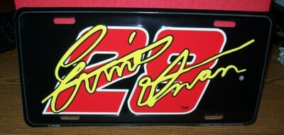 ERNIE IRVAN #28 ROBERT YATES RACING RYR METAL LICENSE PLATE NEW!!!!! | eBay