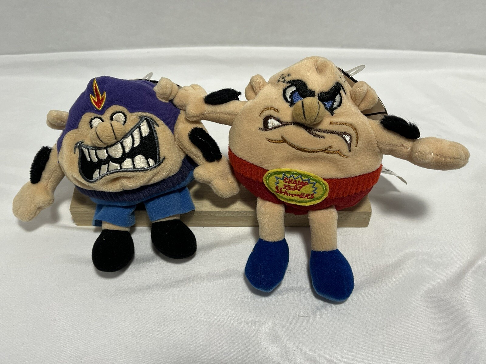 Silly Slammer Wrestlers Lot of 2 #66 Bronx Bomber & #66 Bruiser Plush ...