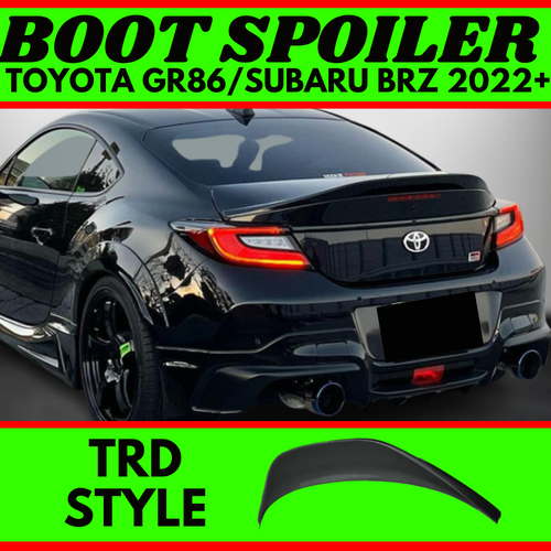 For Toyota GR86 & Subaru BRZ 2022+ Boot Spoiler Wing TRD Style Rear ...