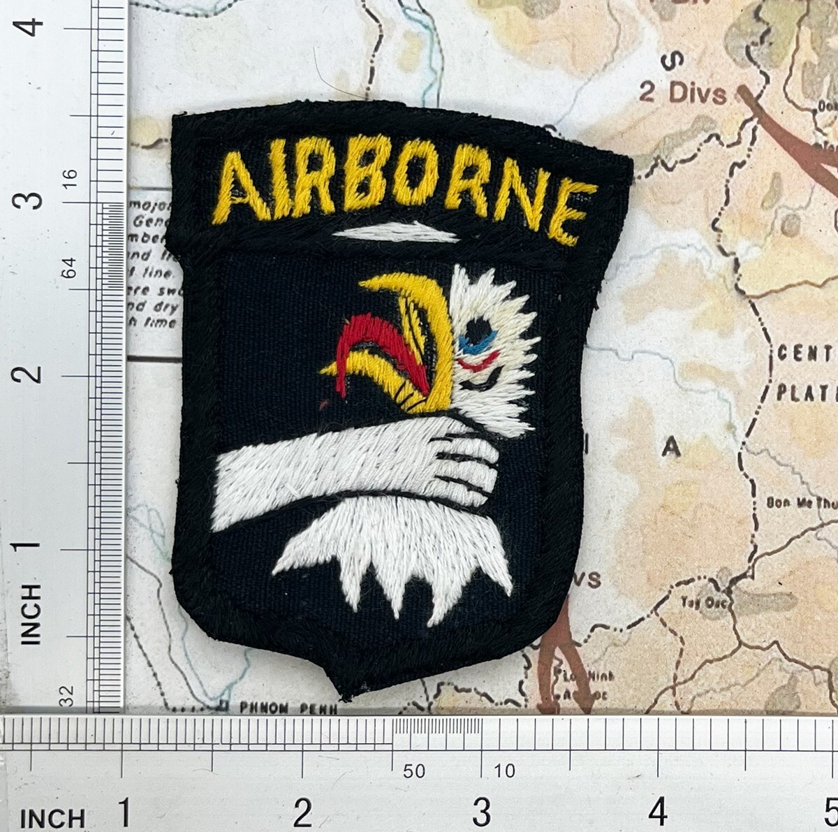 hand sewn , 101st Airborne , Choke Chicken , Choking Airborne Patch ...