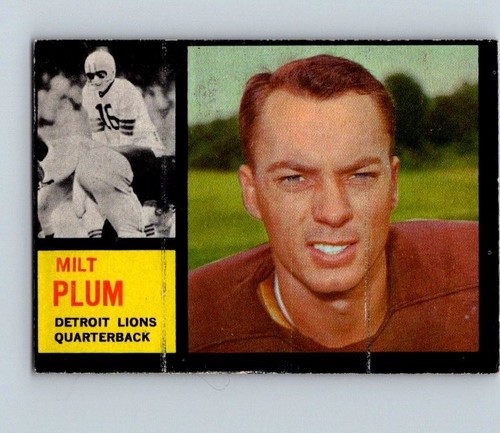 1962 TOPPS FOOTBALL #50 MILT PLUM EX/EXMT JO | eBay