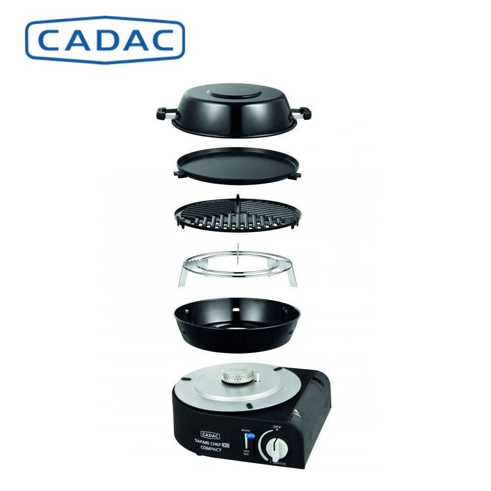 Cadac Safari Chef 30 Compact Portable Gas Barbeque