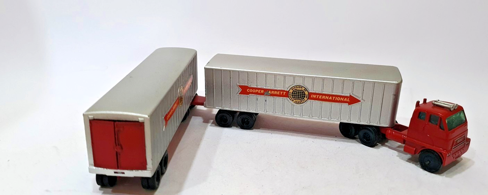 Lesney Matchbox Major Pack M-9 Inter-State Double Freighter Truck Lorry ...