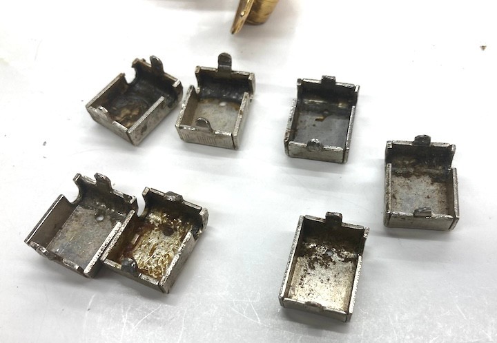 Vintage Kluson /Gibson guitar tuner cover lot 9pcs double line , single ...