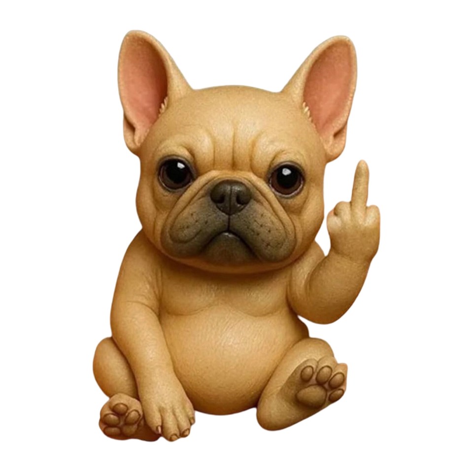 Mini Middle Finger Animal Middle Finger Statue Little Figurine Office🔥 ...