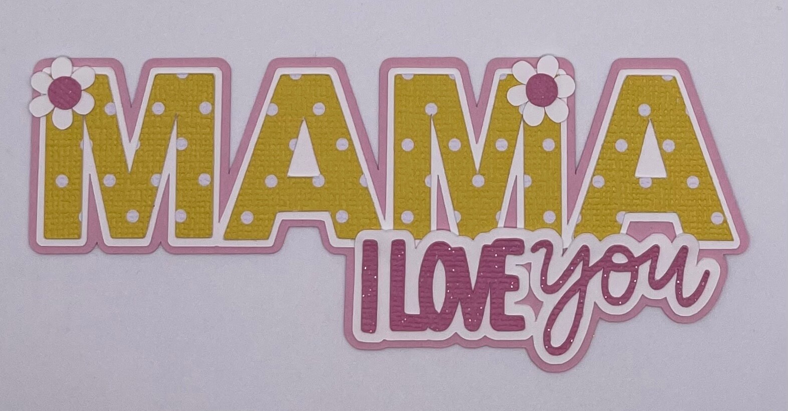 Family - Paper Piecing Scrapbook Embellishments/Die Cuts - Mama/Mother ...