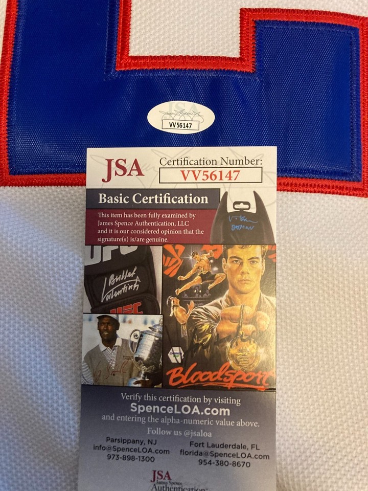 Brian Rafalski signed Team USA signed jersey - JSA COA!!!!! | eBay