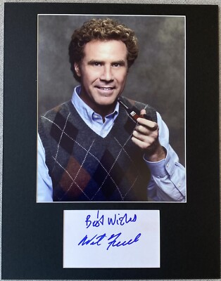 Will Ferrell Signed In Person 11x14 Matted Autograph & Photo ...