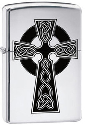Irish Pride Celtic Cross High Polished Chrome Zippo Lighter | eBay