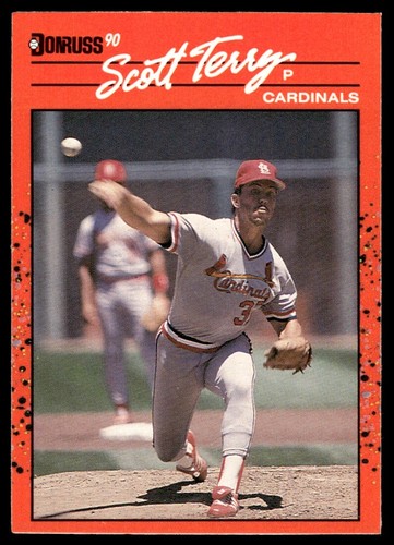 1990 Donruss Baseball Card Scott Terry St. Louis Cardinals #418 | eBay