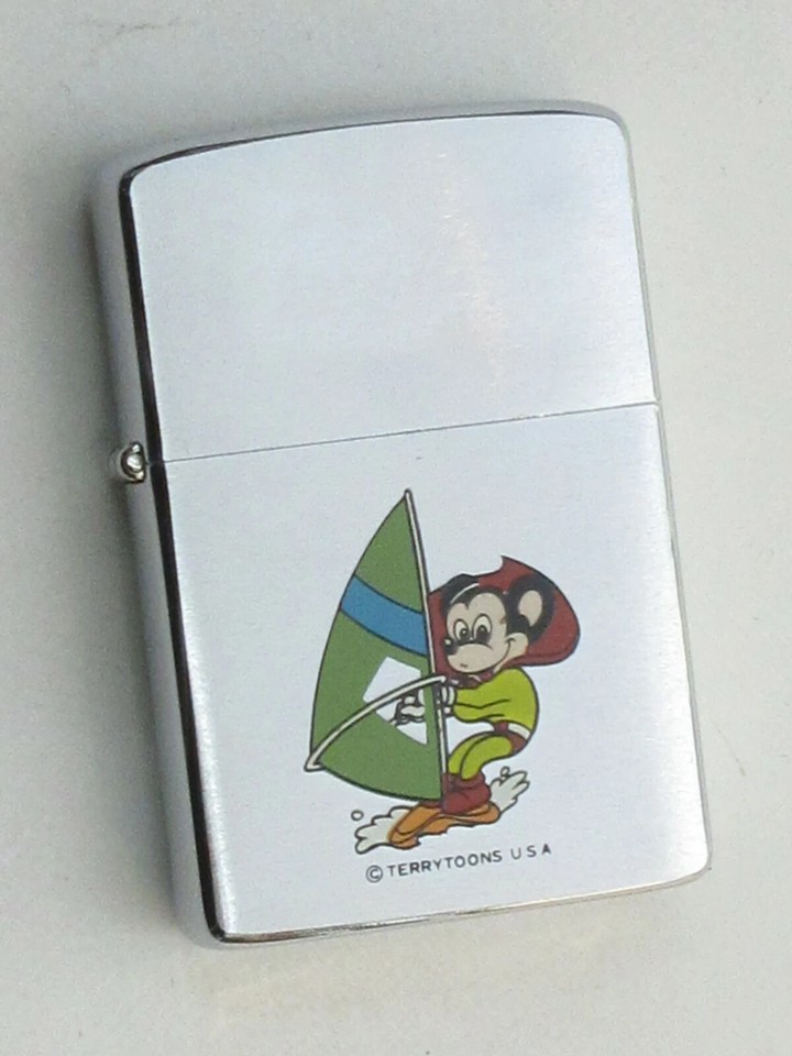 NOS 1982 Zippo Mighty Mouse w/ Box (Unused) | eBay