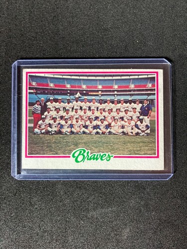 1978 Topps Baseball Card Atlanta Braves Team Photo/Checklist #551 | eBay