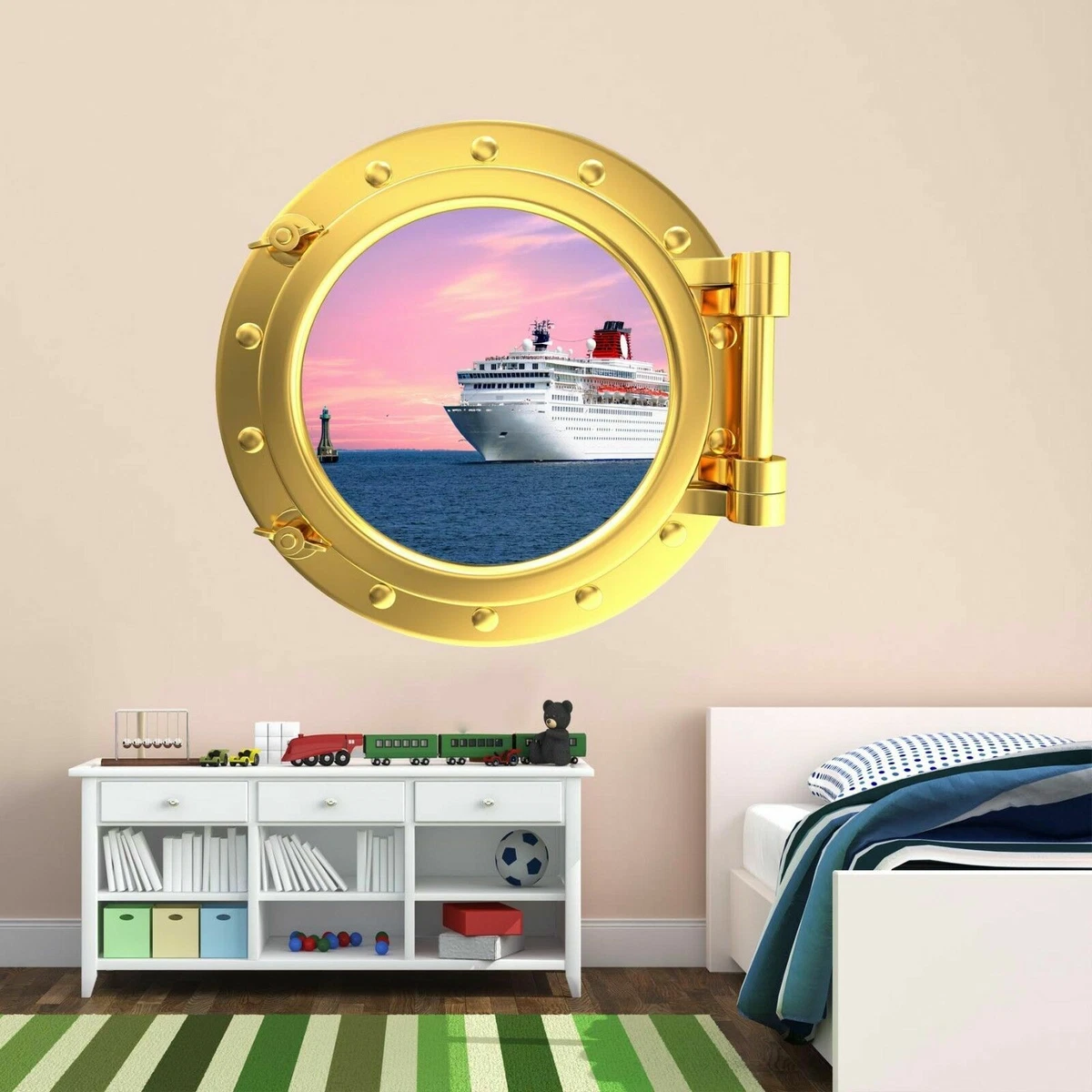 Cruise Ship Porthole Decoration | Shelly Lighting