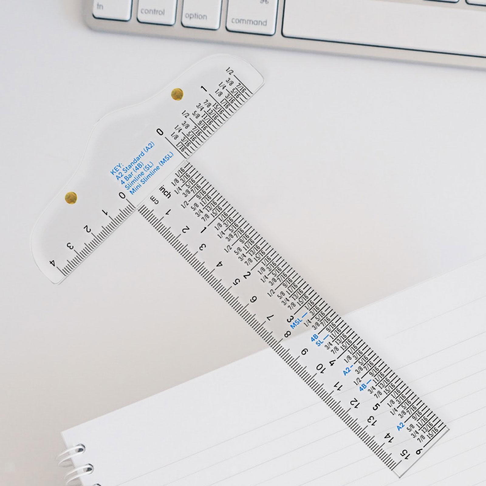 Clear Acrylic T Square Ruler T Shaped Ruler for Crafting Art Framing | eBay