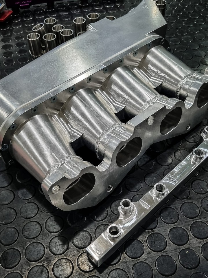 VR Billet Intake Manifold + fuel rail for Toyota 4EFTE 4E-FTE | eBay