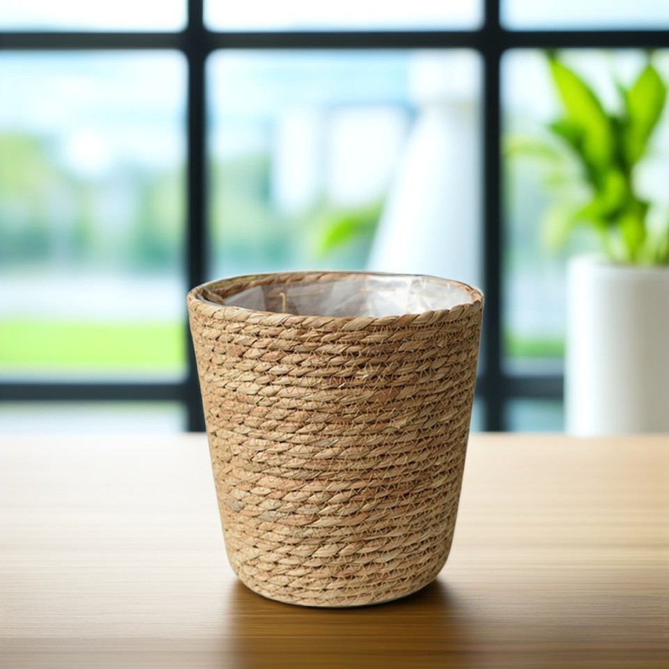 Natural Pot Indoor Plant Durable Decorative Planter Boho Planters ...