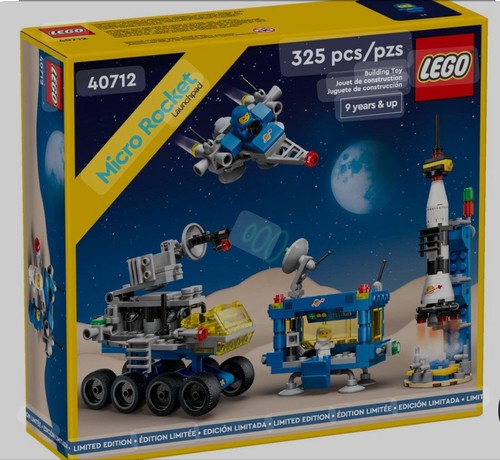 NEW LEGO MICRO ROCKET LAUNCHPAD SET 40712 space spacebaby minifig gwp ...