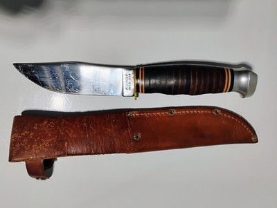 Kabar 1203 hunting knife w/sheath in very good condition | eBay