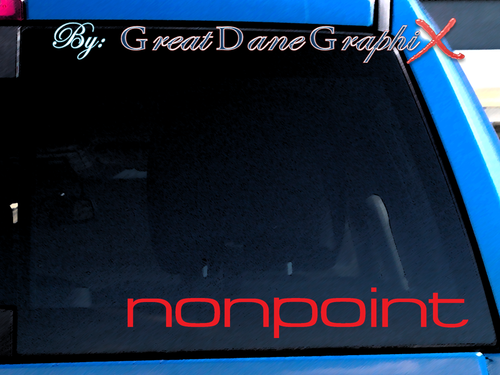 nonpoint Text - Vinyl Decal Sticker -Color Choice -HIGH QUALITY | eBay