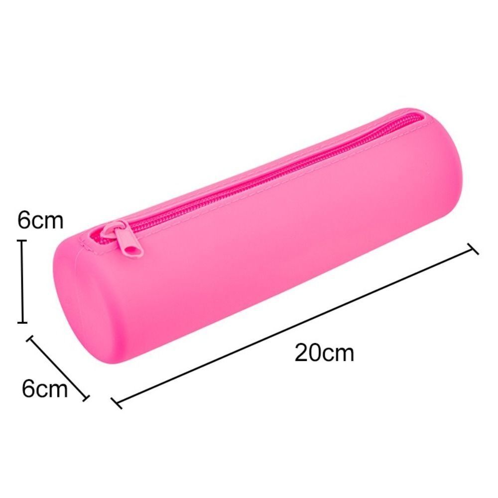 20*6*6cm Pencil Case Yellow Small Pen Bag For Office Markers Supplies ...