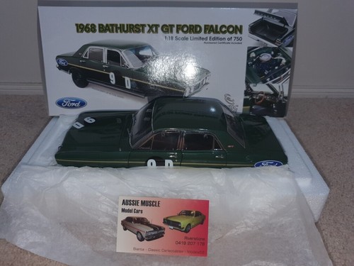 1:18 Classic Ford XT GT Falcon #9D Fred Gibson / Barry Seton 1968 ...