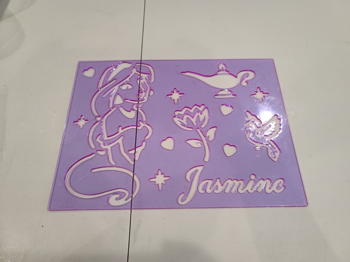 Aladdin Stencil Disney Aladdin Framed Glass Art Wall Decor