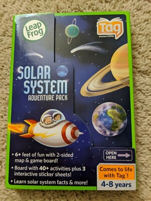 LeapFrog LeapReader Tag solar system adventure pack science astronomy ...