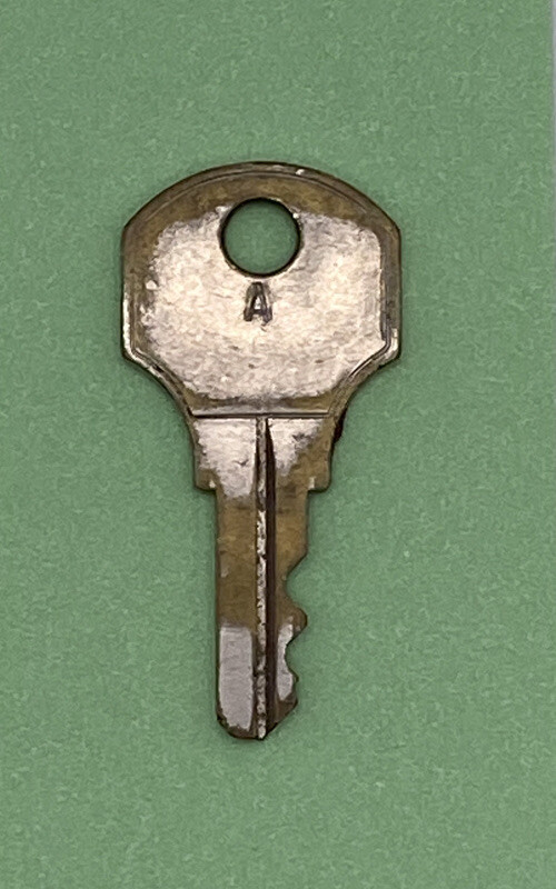 Vintage Corbin Lock Co Key Cabinet Lock Key "A" Stamp on Back Made in ...