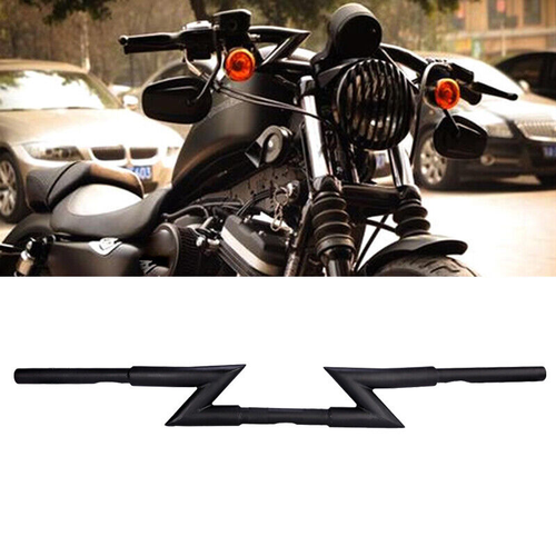 Motorcycle Drag Z-Bars 1" Inch Handlebars For Harley Sportster Dyna ...