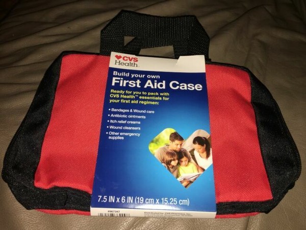 2 First Aid Case Build Your Own From CVS Pharmacy Zippered Bag With ...